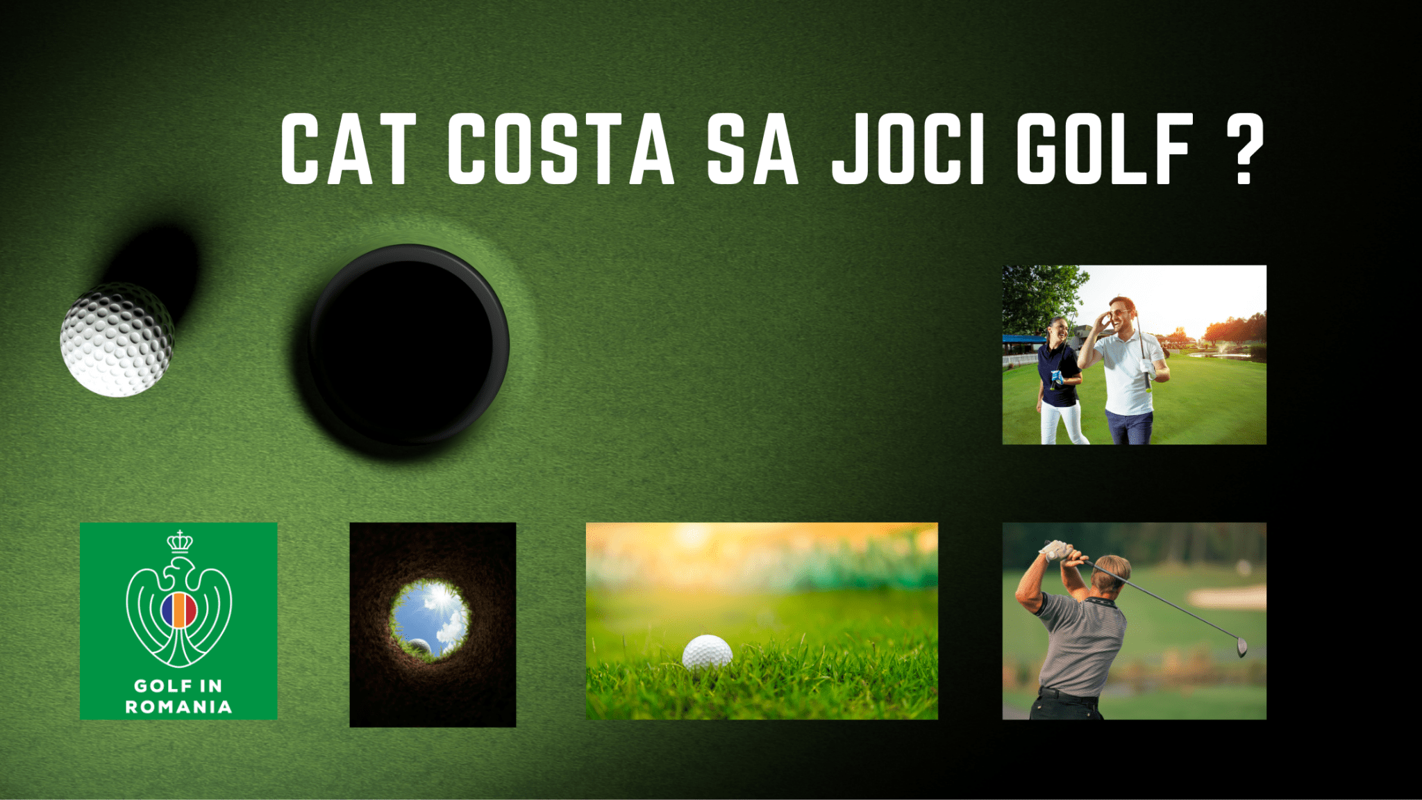 Cât costa sa joci golf ? Cat costa echipamentul ? Cat costa lectiile de ...